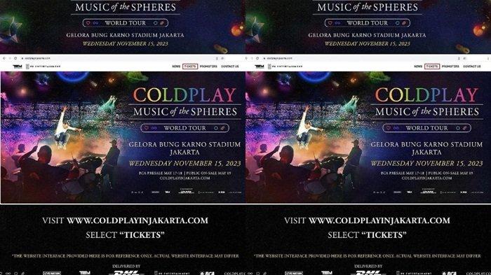 Cara Pembelian Tiket Coldplay Jalur Public On Sale, Cuma Satu Hari ...
