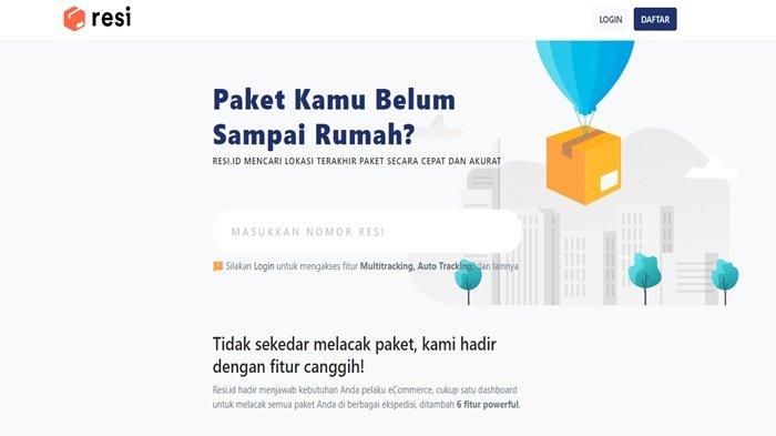 Cara Mudah Cek Resi Gunakan Resi.id, Bisa Lacak 20 Resi Sekaligus ...