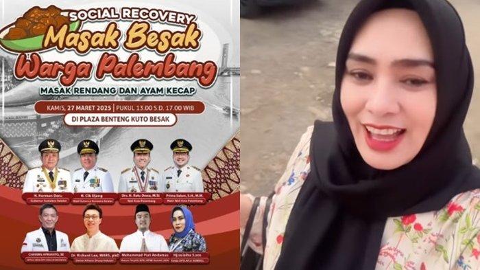 Deretan Influencer Hadir dalam Acara Masak Besak Warga Palembang Sore Ini, Ada Icha Atazen ...