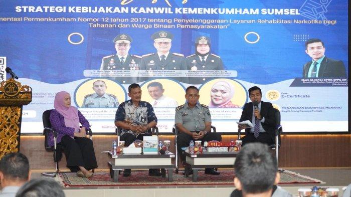 Diskusi Strategi Kebijakan Kemenkumham Sumsel, Bahas Layanan Rehabilitasi bagi Tahanan dan WBP ...