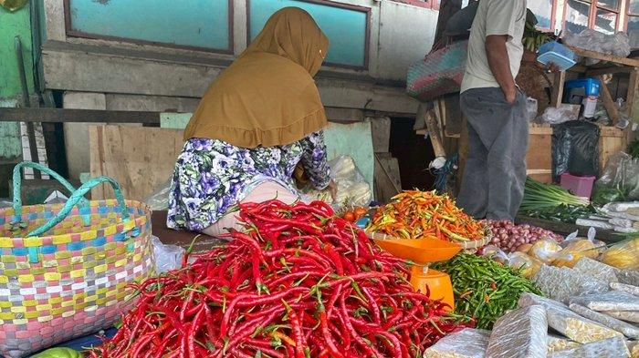 Disperindag PALI Sumsel Monitoring Harga Pangan, Harga Cabai Melonjak Tinggi Rp 100 Ribu per ...