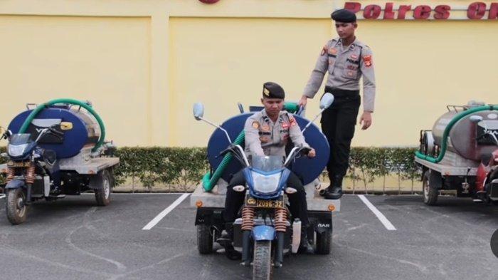 Polres OKI Siapkan 3 Unit Motor Damkar untuk Menjangkau Lokasi Sulit ...