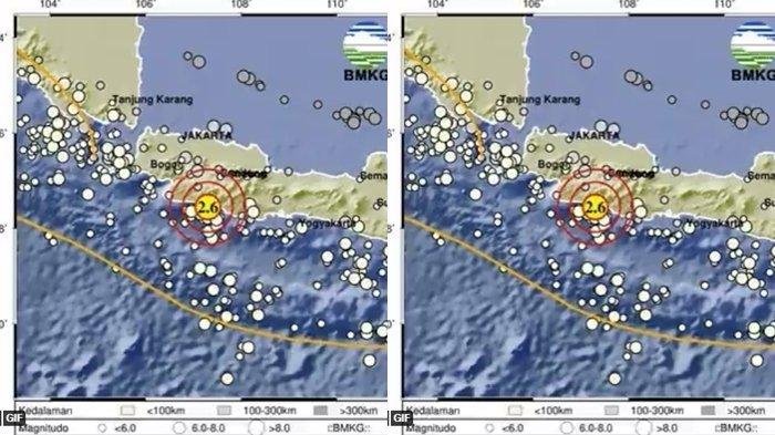 Info Gempa Hari ini Kamis, 13 April, Magnitudo 2.6 di Bandung, Jawa ...