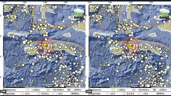 Info Gempa Hari ini Minggu 26 Maret 2023, Magnitudo 3.0 di Seram Bagian Barat, Maluku - Sripoku.com