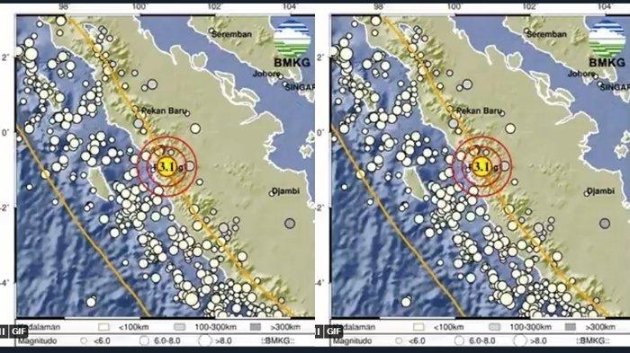 Informasi Gempa Hari ini, Minggu 19 Februari, Magnitudo 3.1 di Solok ...