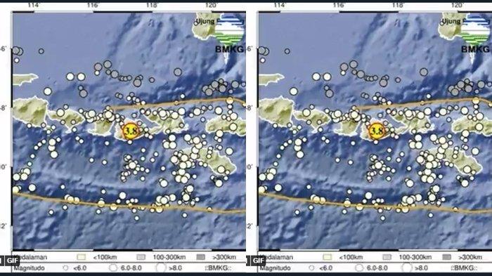 Informasi Gempa Hari ini, Minggu 12 Februari, Magnitudo 3.8 di Sumbawa ...