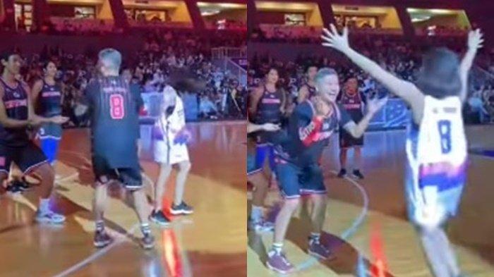 VIDEO: Gading Marten Kasih Bola ke Gisel pas Tanding Basket, Bikin ...