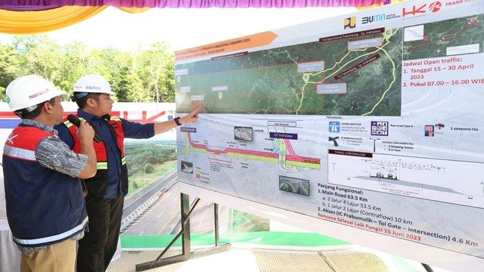 Gubernur Herman Deru Pastikan 15 April 2023, Jalan Tol Indralaya ...