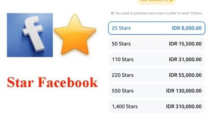 Harga Star Facebook dan Cara Membelinya, Langkah Mudah Untuk Memberikan ...