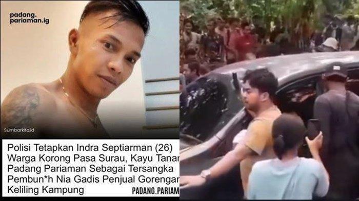 Geram, Warga Kepung Mobil Polisi yang Ditumpangi Indra Septiarman Pembunuh Gadis Penjual ...