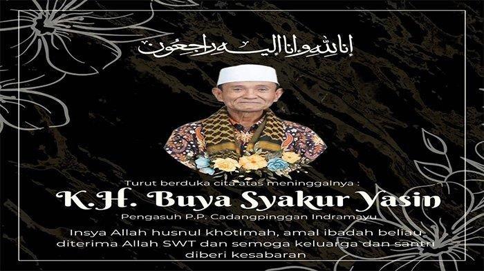 Sosok Buya Syakur, Sahabat Gus Dur Ulama Indramayu Meninggal Sakit ...