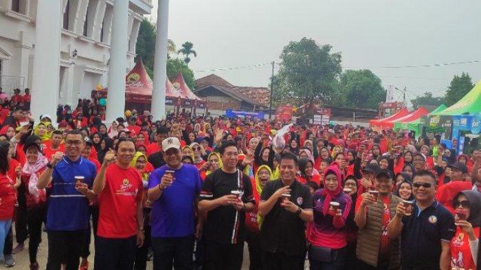 Gelegar HUT Sripo ke-36, Ribuan Warga Palembang Antusias Ikuti Jalan ...