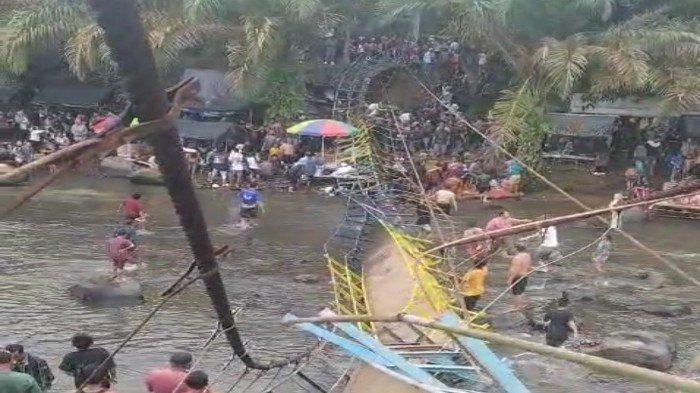 8 Orang Terluka di Insiden Jembatan Putus Lubuklinggau, Objek Wisata Alam Batu Pepeh Ditutup ...