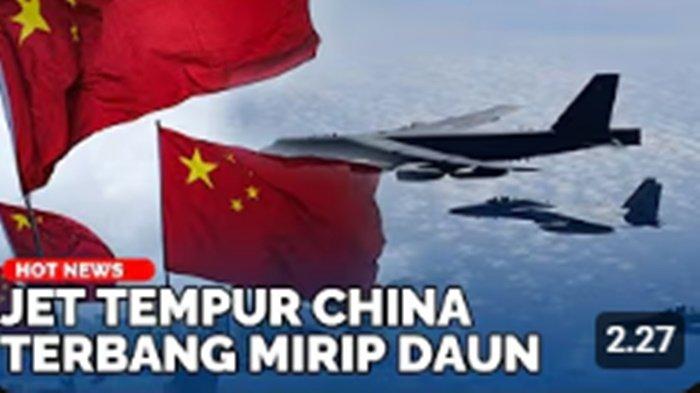 Video Jet Tempur Perang China Terbang Tanpa Ekor, Mirip Daun Bikin ...