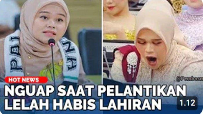 Video, Sosok Anggota Dewan Nguap Saat Pelantikan Ternyata Jialyka ...