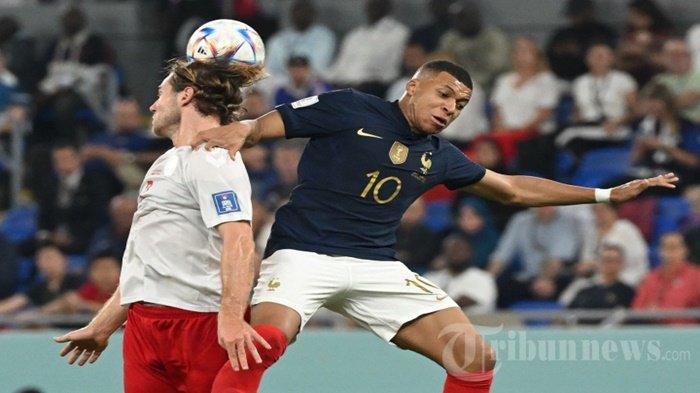 Hasil Akhir Piala Dunia 2022 Prancis vs Denmark, Sempat Seri, Gol Brace Mbappe Bawa Le Bleus ...