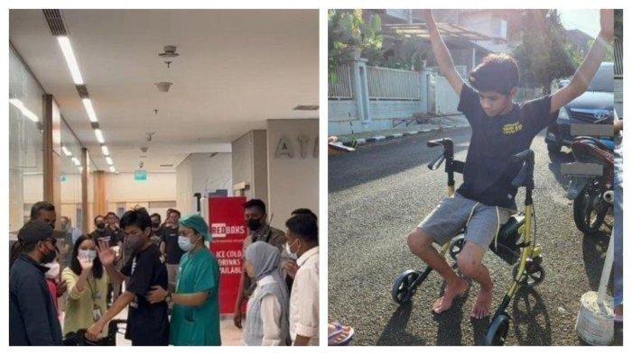 Momen Bahagia David Ozora Hari Pertama di Rumah, Berjemur di Atas Kursi ...