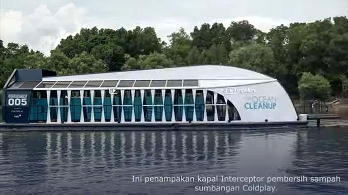 Video: Kapal Pembersih Sampah Rp12 M Sumbangan Coldplay, Pemkab Tangerang Siap Bersihkan ...