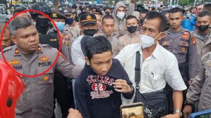 DEMO Mahasiswa Ricuh, Kapolsek Metro Gambir Cedera Diinjak Pendemo Hingga Dilarikan ke Rumah ...