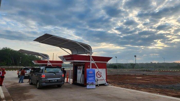 SPBU Modular di Rest Area Tol Indralaya-Prabumulih Mulai Beroperasi ...