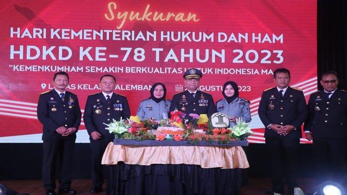 Syukuran HDKD ke-78, Kemenkumham Sumsel Beri Penghargaan kepada Pegawai - Sripoku.com