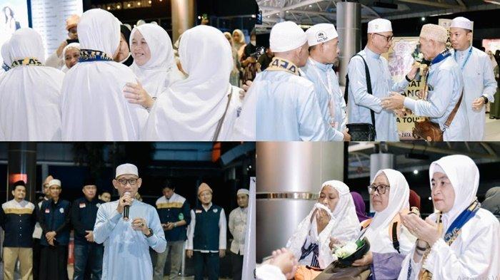 Kepulangan Jemaah Haji Khusus Zafa Tour Visa Resmi Disambut Hangat dan ...