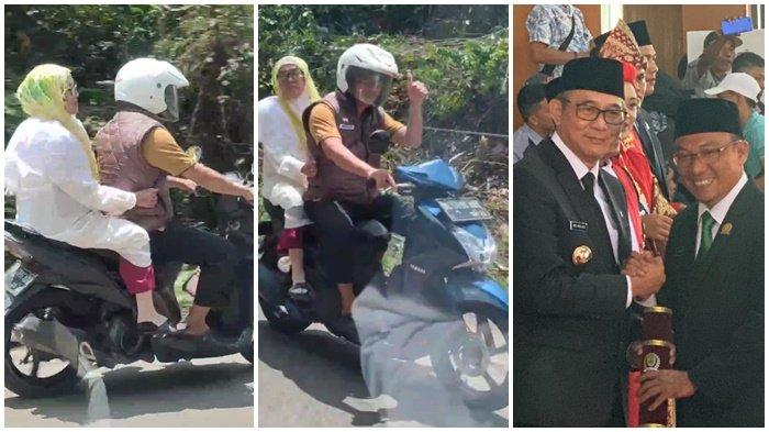 Cerita Herdiyanto Anggota DPRD PALI Terpilih 2024-2029, Datang Pelantikan Naik Motor Bonceng Ibu ...