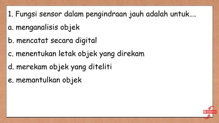 Kisi-Kisi Soal PTS/UTS Geografi Kelas 10 SMA/MA Semester 1 Tahun 2023, Lengkap Beserta Kunci ...