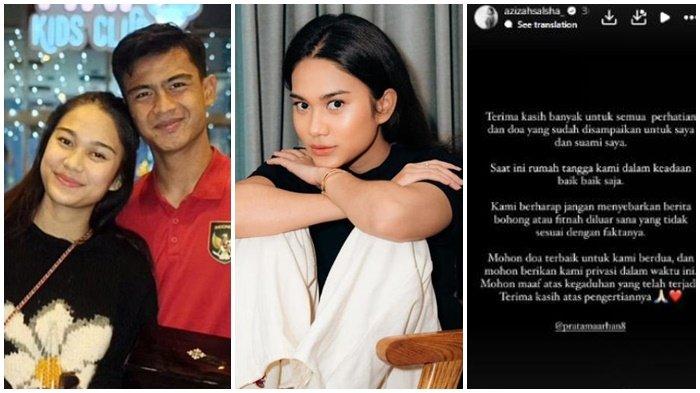 Klarifikasi Azizah Salsha Usai Heboh Dituding Selingkuh, Istri Pratama ... Klarifikasi Azizah Salsha Usai Heboh Dituding Selingkuh, Istri Pratama ...