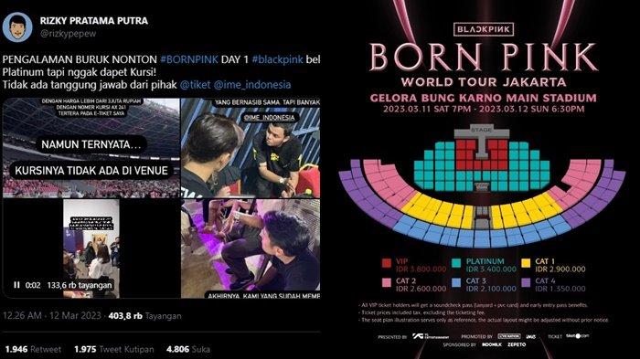 Promotor Ime Banjir Keluhan di Konser Blackpink Day 1, Tiket Platinum Harga Jutaan Tak Dapat ...
