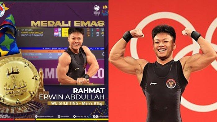 Profil Rahmat Erwin Abdullah, Atlet Angkat Besi Sumbang Emas & Pecahkan Rekor di SEA Games 2023 ...