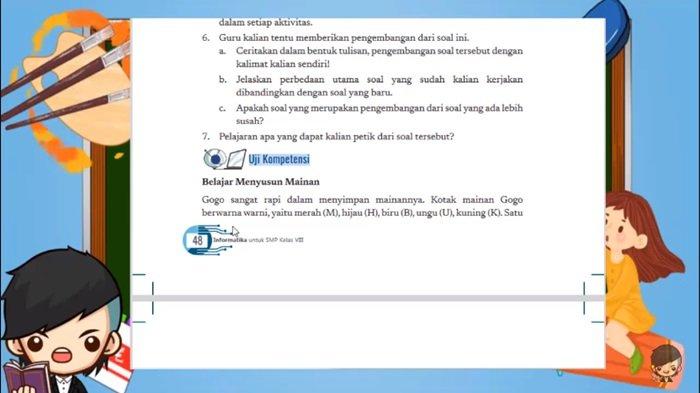 Kunci Jawaban Informatika Kelas 8 SMP/MTs Halaman 48-50 Semester 1 Tahun 2023, Kurikulum Merdeka ...