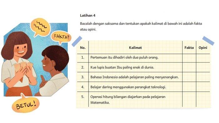 Kunci Jawaban Bahasa Indonesia Kelas 5 SD Halaman 106 Kurikulum Merdeka ... Kunci Jawaban Bahasa Indonesia Kelas 5 SD Halaman 106 Kurikulum Merdeka ...