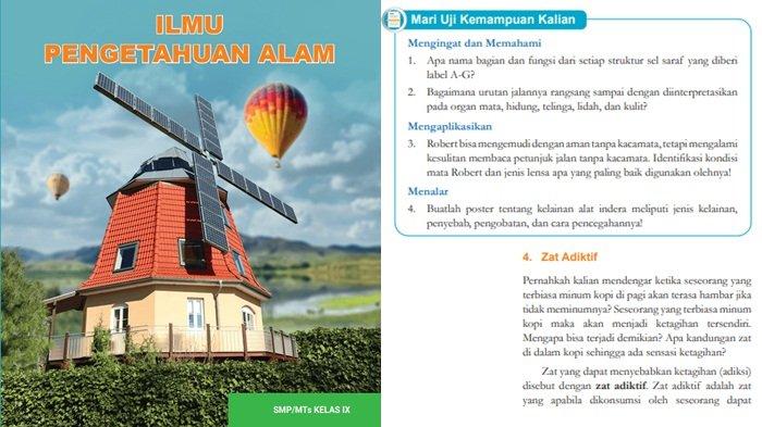 Kunci Jawaban IPA Kelas 9 SMP Halaman 34 Semester 1 Kurikulum Merdeka, Mari Uji Kemampuan Kalian ...