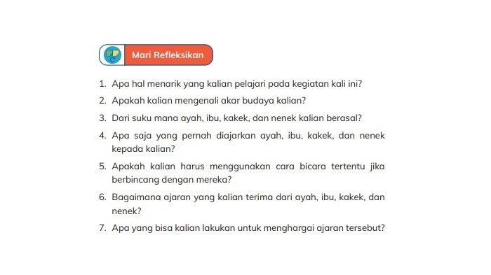 Kunci Jawaban IPAS Kelas 4 SD Halaman 198 Semester 1 Kurikulum Merdeka, Soal Mari Refleksikan ...