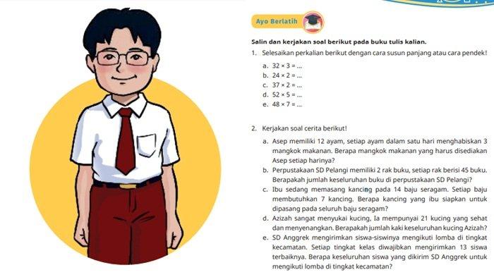 Kunci Jawaban Matematika Kelas 4 SD Halaman 43 Semester 1 Kurikulum Merdeka, Soal Ayo Berlatih ...