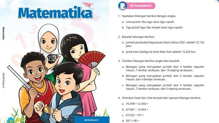 Kunci Jawaban Matematika Kelas 5 SD Halaman 27-28 Semester 1 Kurikulum Merdeka, Soal Uji ...