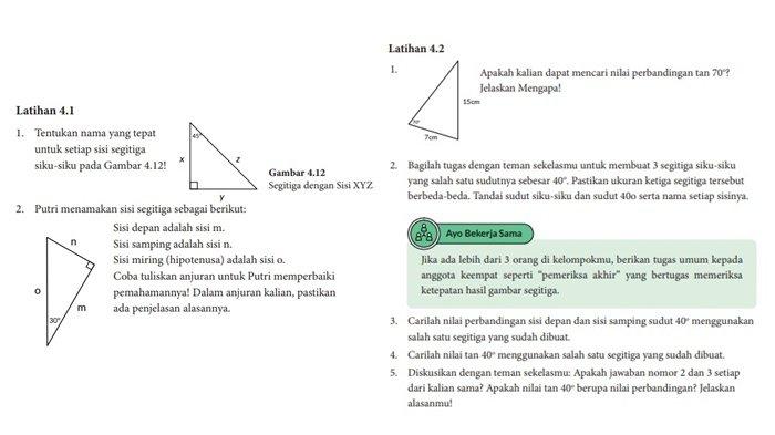 Kunci Jawaban Soal Matematika Kelas 10 SMA Halaman 101 & 103 Kurikulum Merdeka, Latihan 4.1 dan ...