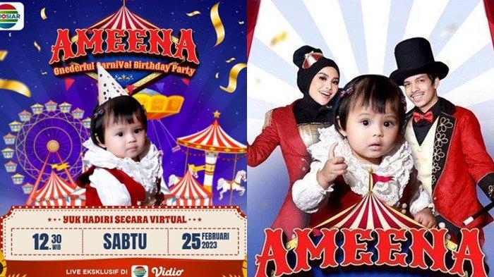 Link Streaming Ultah Ameena Putri Atta & Aurel Hermansyah, Live ...