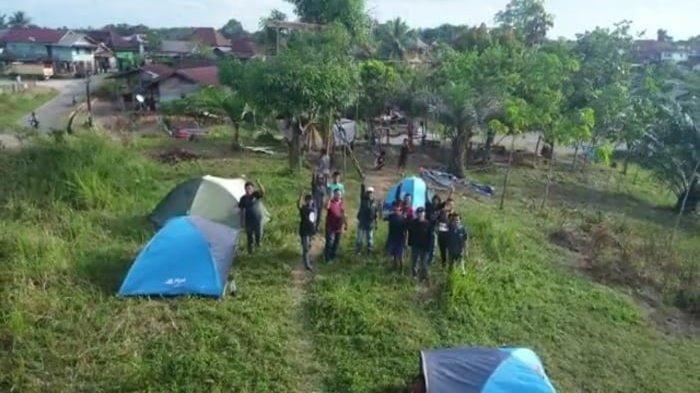 Nuansa Wisata Kasimo Indah di Malam Hari, Gemerlap Lampu Pendopo PALI ...