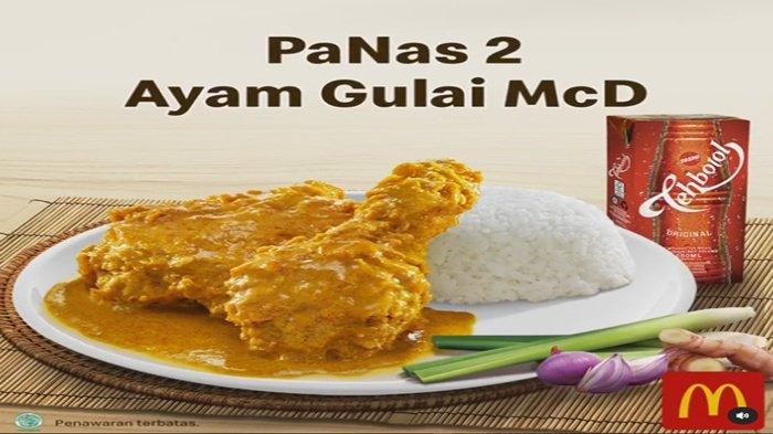 HANYA Rp 50 Ribuan, Promo McDonald's PaNas 2 Ayam Gulai McD dengan Dua ...