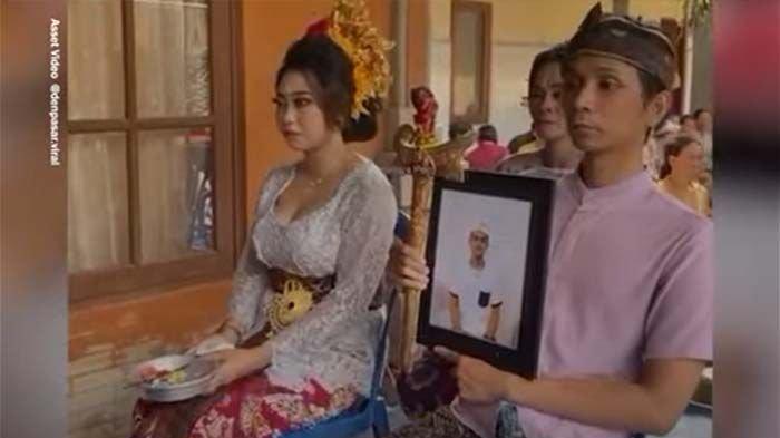 Video Menikah Tanpa Mempelai Pria Pengantin Pria Diganti Foto Dan