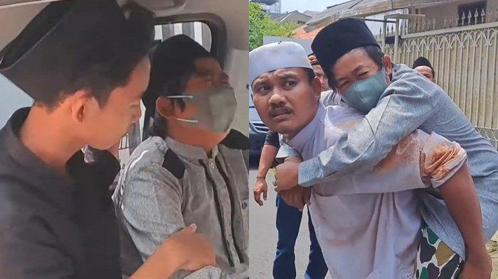 Terkulai Lemas Pasca Pemakaman bunda, Komedian Adul Terpaksa Dibopong ...