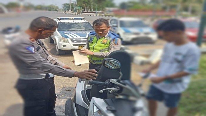 Motor Curian Terjaring Operasi Patuh Musi 2023 di Musi Rawas ...