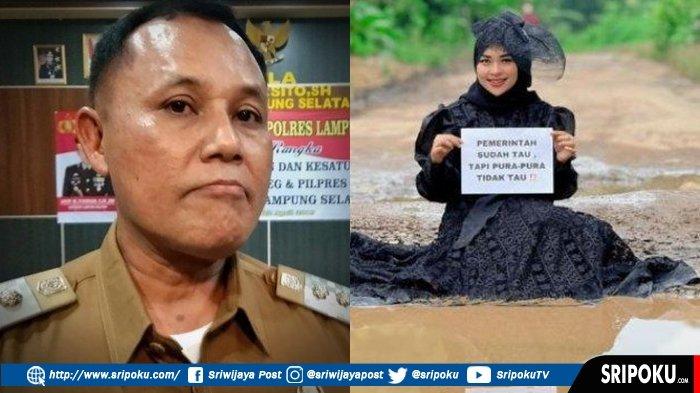 Cuma Pengen Ngetop, Bupati Lamsel Julid ke Selebgram yang Viral Mandi Lumpur Kritik Jalan Rusak ...