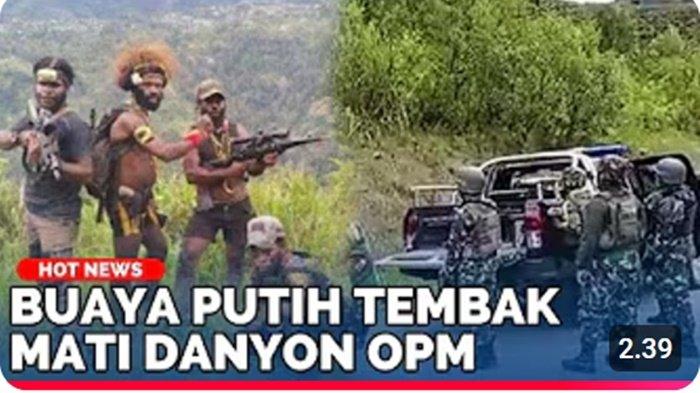 Video Pasukan Buaya Putih Tembak Mati Komandan Batalyon OPM, Serangan ...
