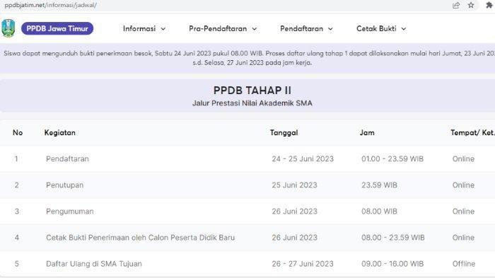 Begini Cara Menghitung Rata-rata Nilai PPDB Jatim 2023 untuk Daftar Tahap 2, Ini Penjelasannya ...