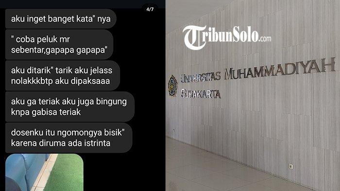 Heboh Dosen UMS Jateng Minta Dipeluk Mahasiswa saat Bimbingan Skripsi, Kini Pihak Kampus Buka ...