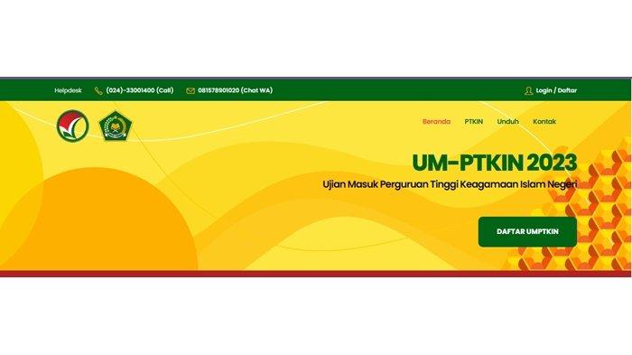 Cara Daftar Program UM PTKIN Tahun 2023, Pendaftaran Segera Ditutup - Sripoku.com