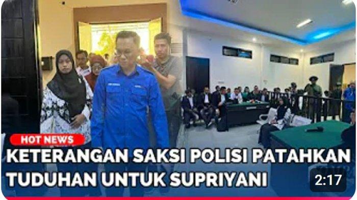Video, Saksi Tak Kompak Tuduhan Supriyani Pukul Anak Polisi Perlahan ...